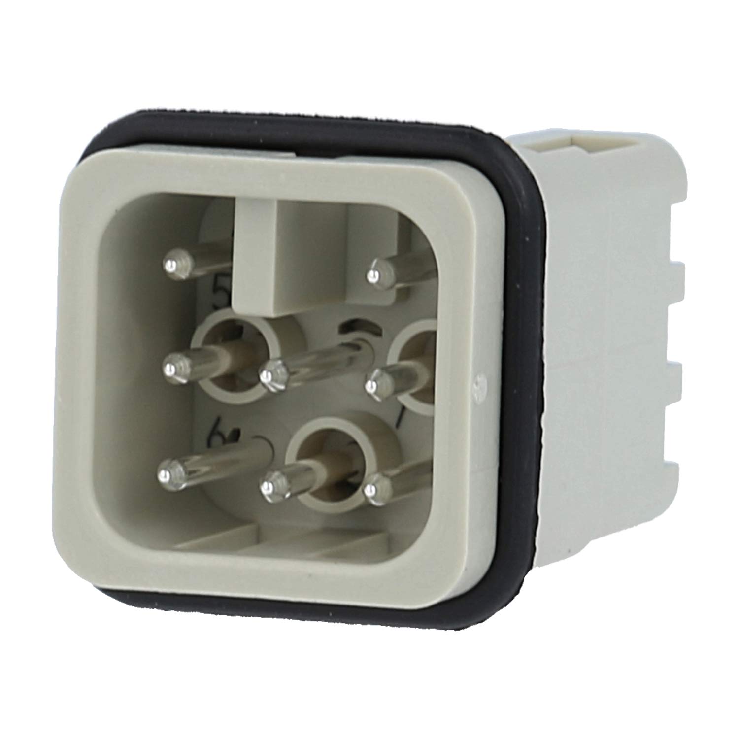 09210072632 HARTING Han 7D Pin insert (M) Quick-Lock connection, 7-pole ...