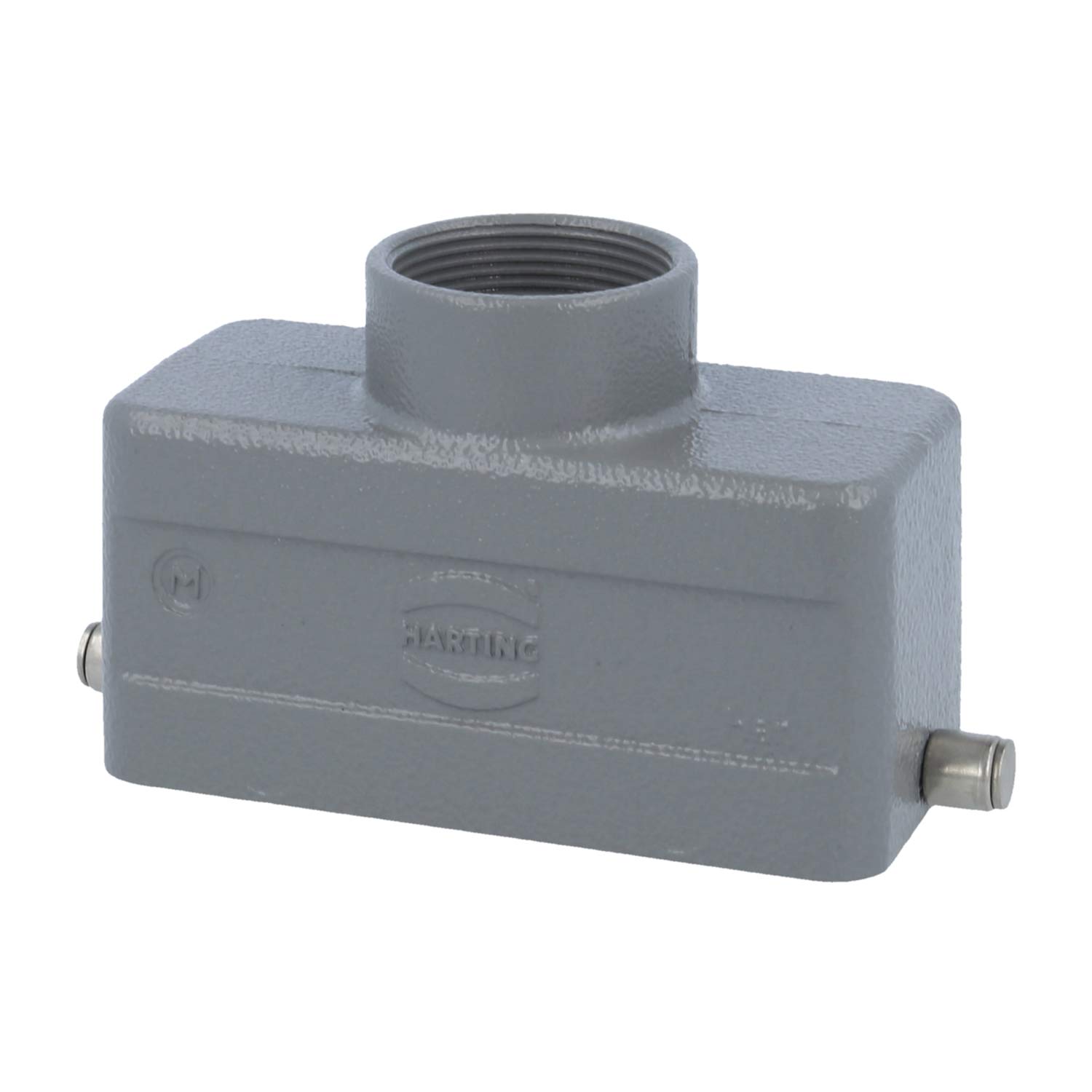 19300161442 HARTING Han 16B Hood low, 1xM32 straight cable outlet, for ...
