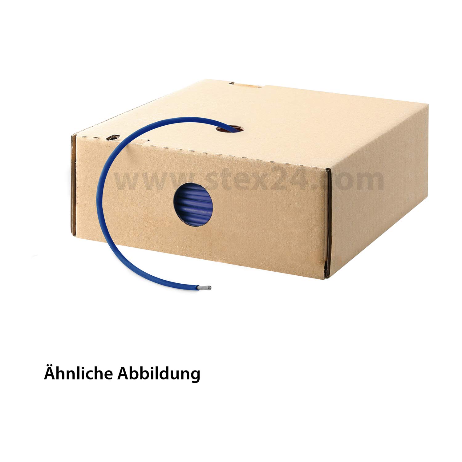 11019381 HELU KABEL FIVE-STANDARD 1X1 mm² AWG18 DBU (dark blue) single ...