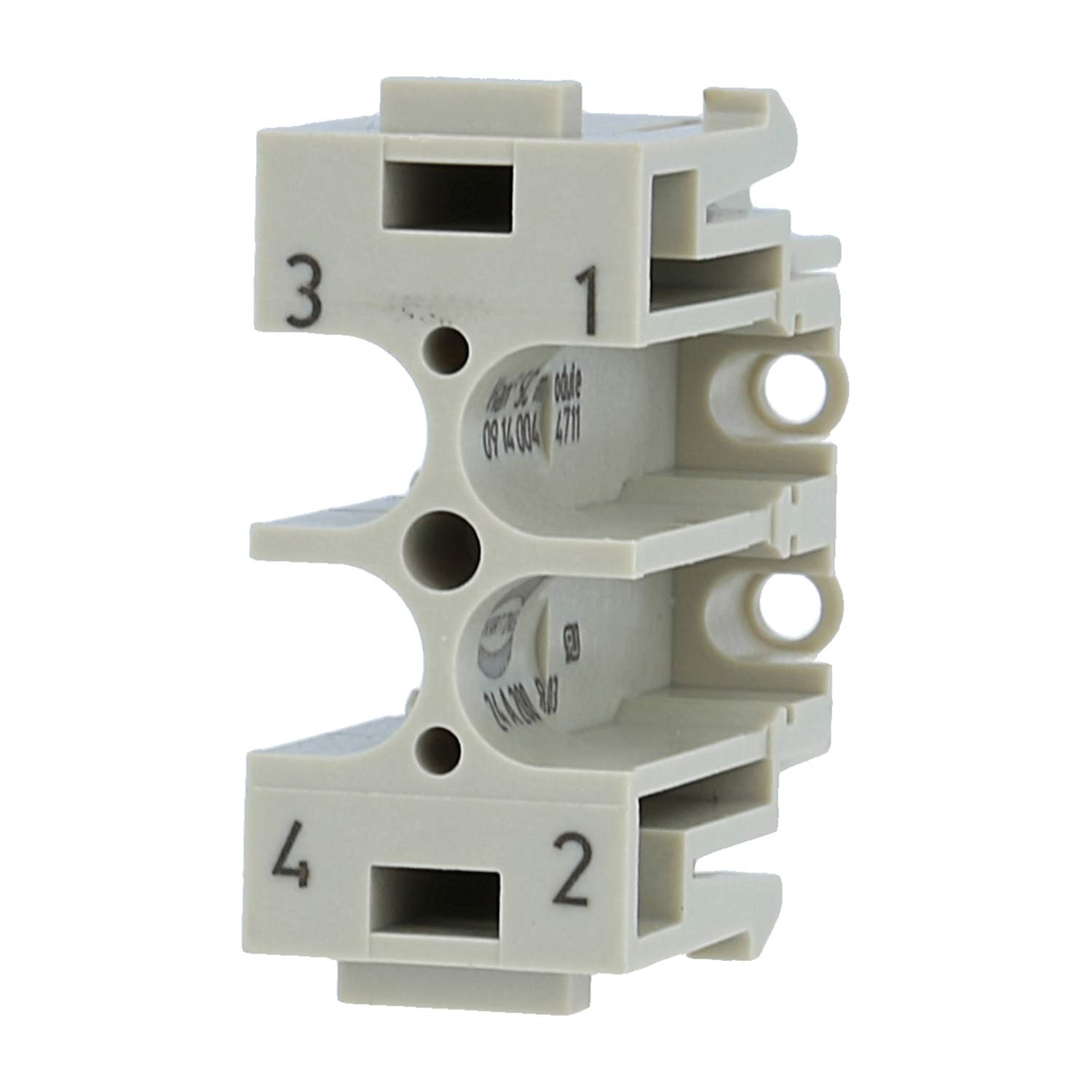 09140044711 HARTING Han SC module with ceramic ferrule Socket insert (F ...